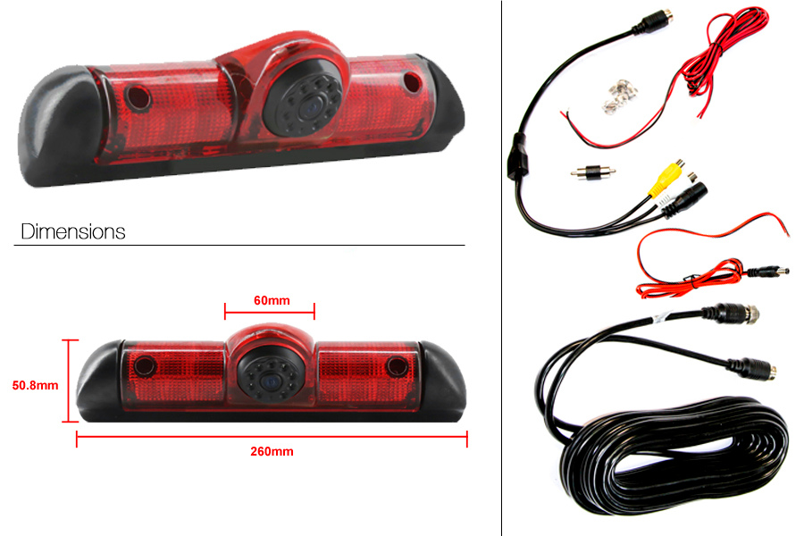 Fiat Ducato, Citroen Relay, Peugeot Boxer reverse view high level brake ...