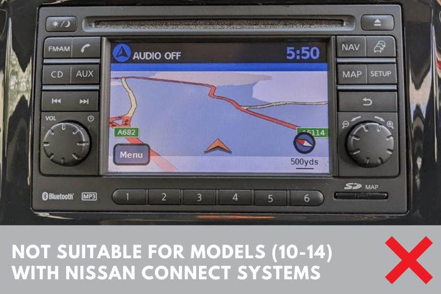 Nissan Juke (2010-2014) Double DIN car stereo upgrade fitting kit (WITH ...