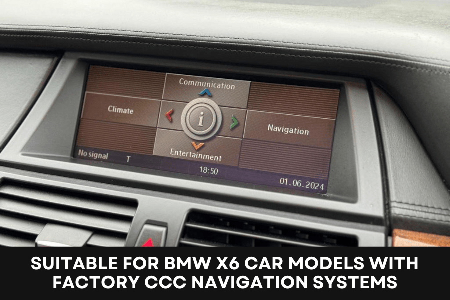 Add a rear camera to BMW X5 (2006-2013) X6 (2008-2014) with factory CCC ...