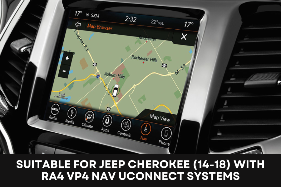 Add a rear camera to Chrysler, Dodge, Jeep (With Uconnect 8.4AN/ RA4 and 8.4A/ RA3 head unit) 52 ...