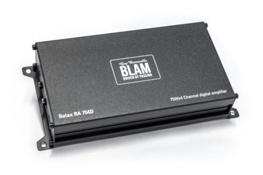 BLAM RELAX RA 754 D Ultra-compact Class-D 4-Channel (4x50W or 4x75W ...