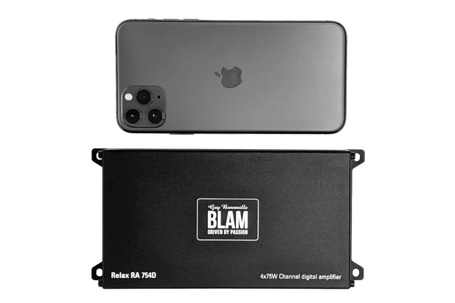 BLAM RELAX RA 754 D Ultra-compact Class-D 4-Channel (4x50W or 4x75W ...