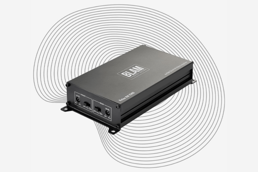 BLAM RELAX RA 754 D Ultra-compact Class-D 4-Channel (4x50W or 4x75W ...