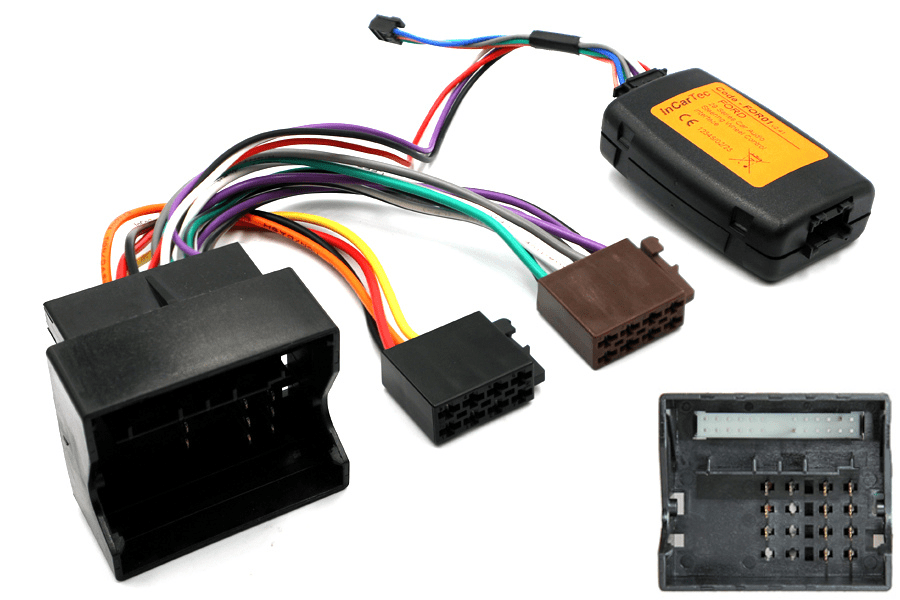 Ford (2002 Onwards) Double DIN car stereo upgrade fitting kit (WITH SWC ...