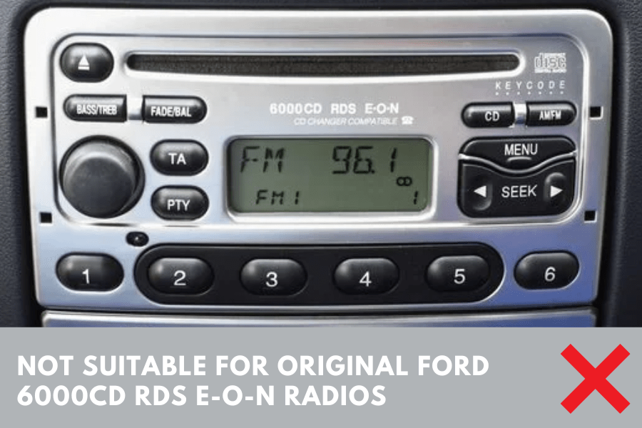 Ford (2002 Onwards) Double DIN car stereo upgrade fitting kit (WITH SWC ...