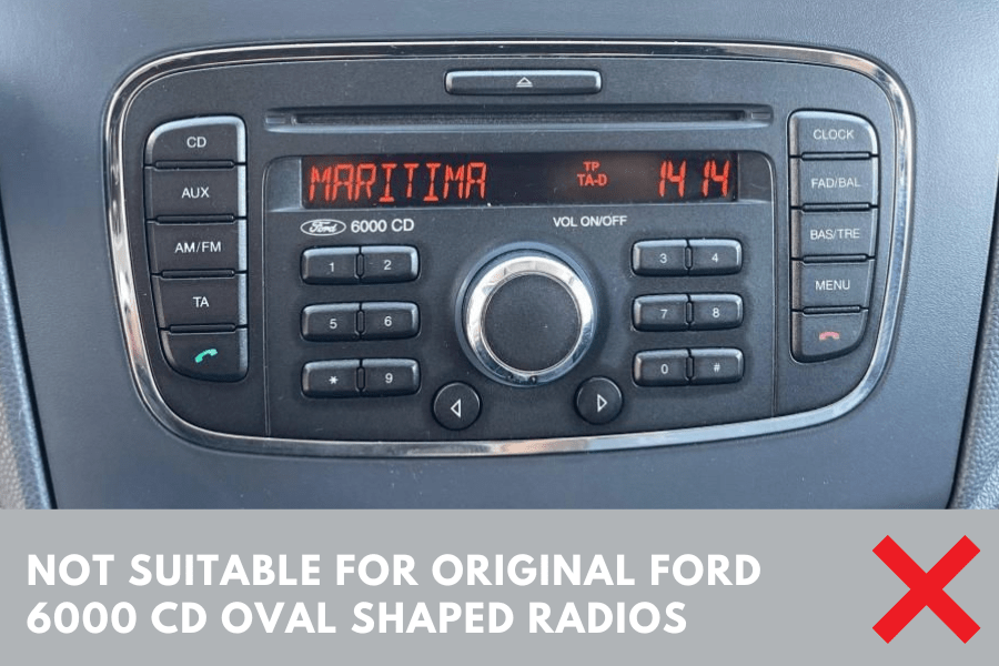 Ford (2002 Onwards) Double DIN car stereo upgrade fitting kit (WITHOUT ...