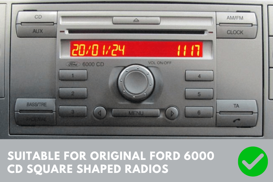 Ford (2002 Onwards) Double DIN car stereo upgrade fitting kit (WITHOUT ...