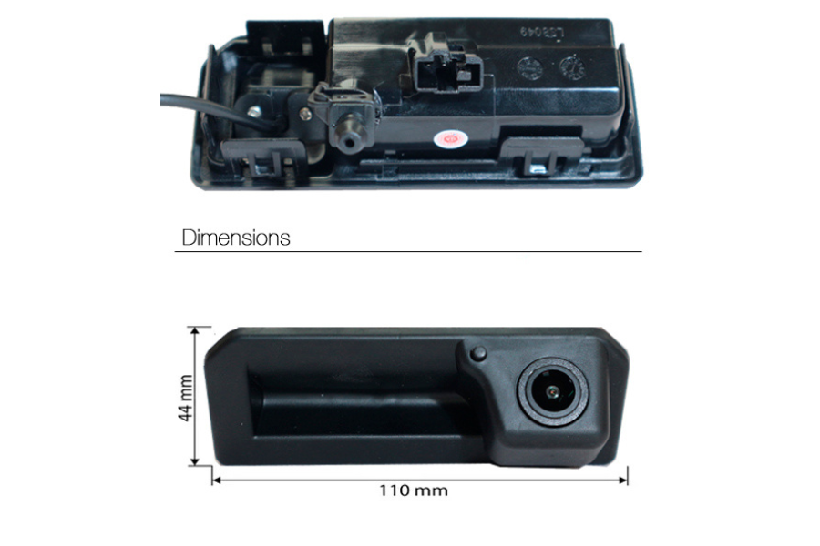 Volkswagen (2019 Onwards) Tailgate handle reverse view camera (WITH ...