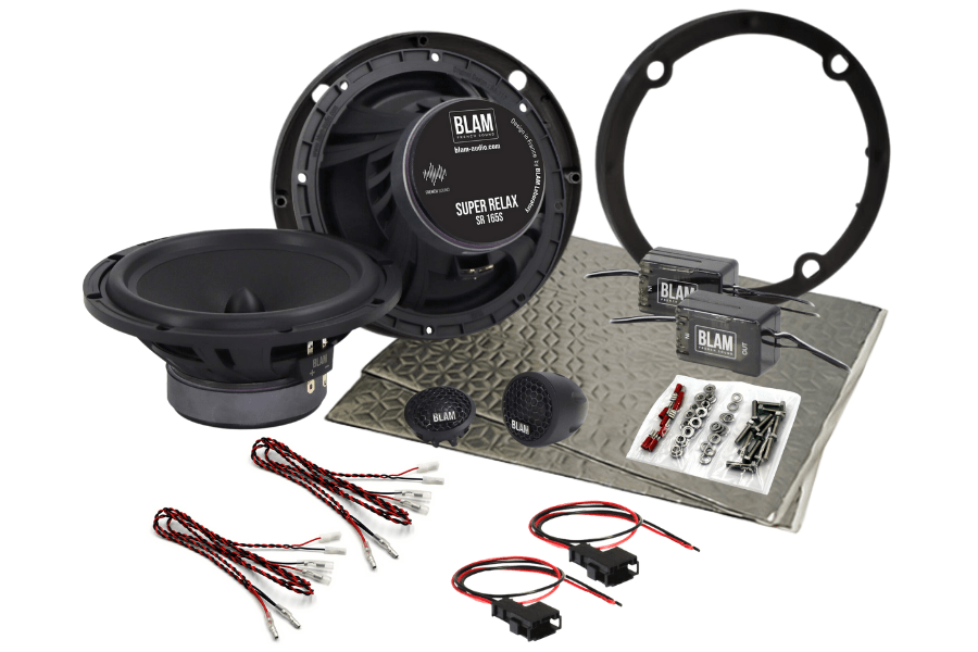 Mercedes Viano W639 (2004-2014) BLAM RELAX 165mm Front Door Component speaker upgrade fitting ...