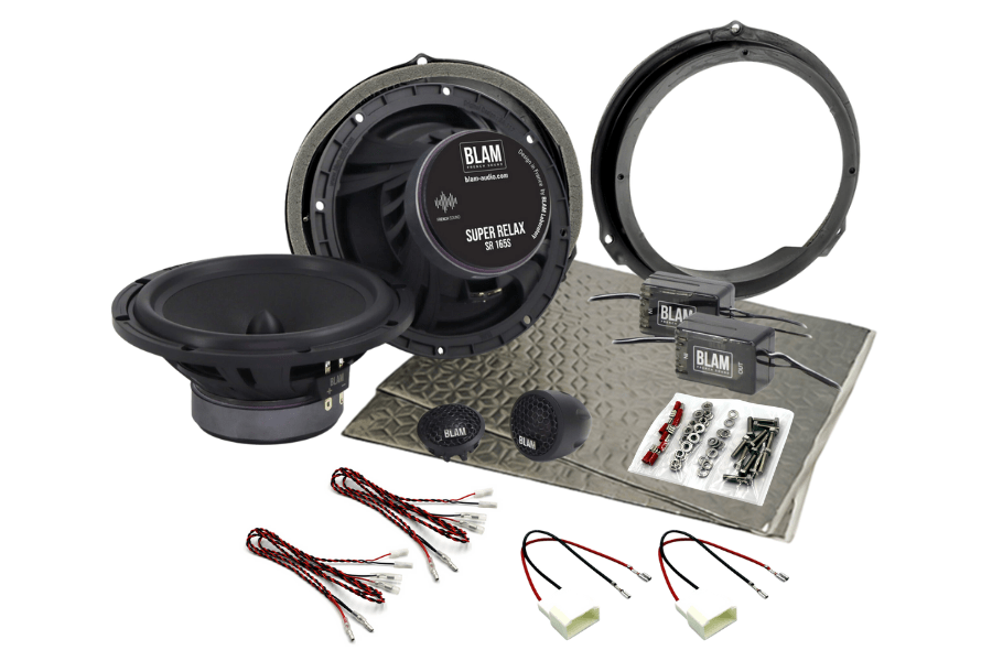 Ford EcoSport (2013-2019) BLAM RELAX Front Door Component car speaker upgrade fitting kit - InCarTec