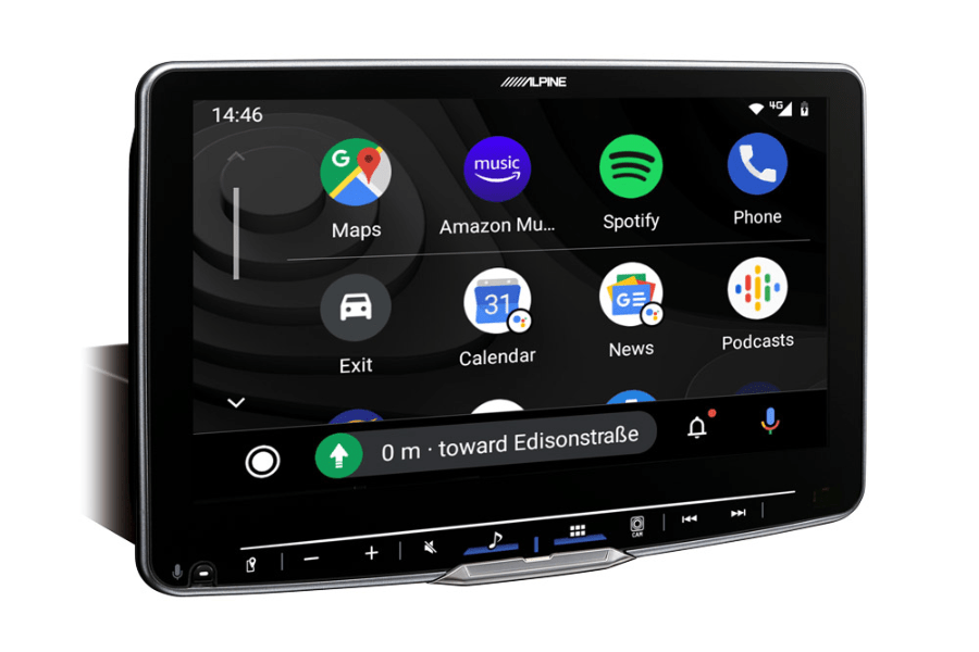 Alpine ILX905D Halo 9 inch touchscreen stereo head unit with wireless Carplay, Android Auto, DAB ...