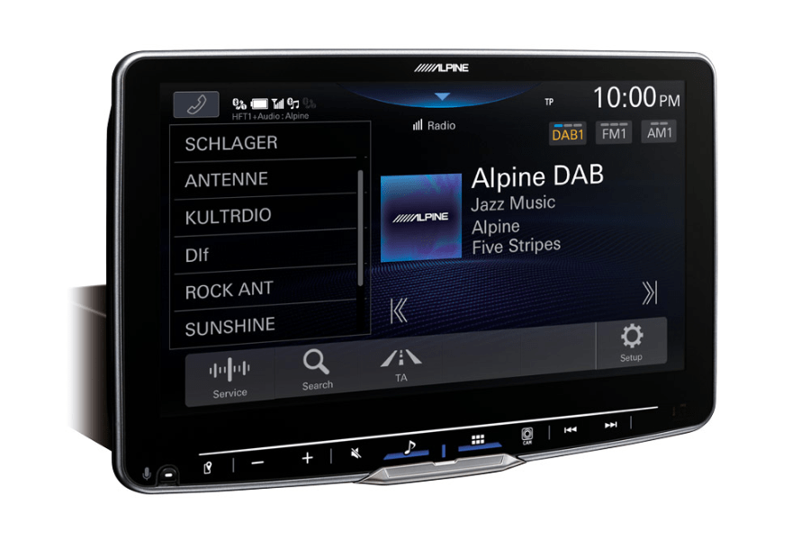 Alpine ILX905D Halo 9 inch touchscreen stereo head unit with wireless Carplay, Android Auto, DAB ...