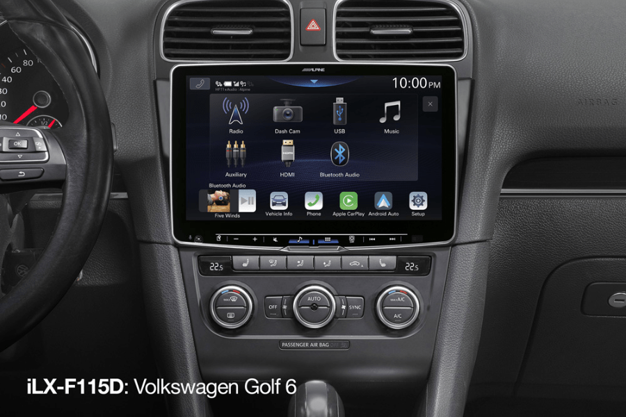 Alpine iLX-F115D Halo 11 inch touchscreen stereo head unit with ...