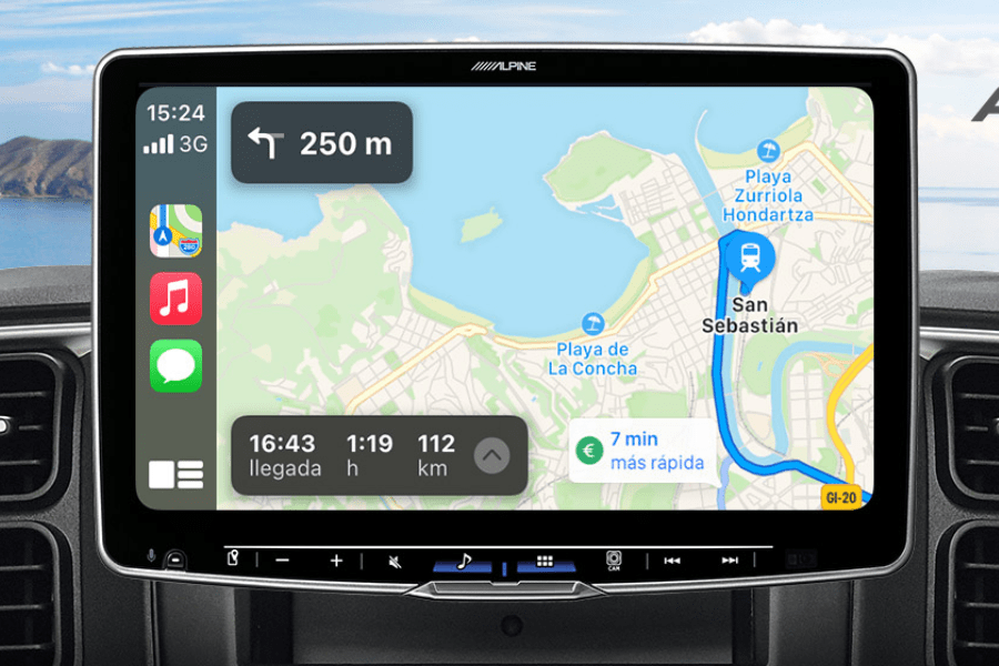 Alpine iLX-F115D Halo 11 inch touchscreen stereo head unit with wireless Carplay, Android Auto ...