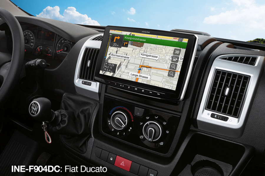 Alpine INE-F904DC 9 Inch motorhome/ truck stereo head unit with ...