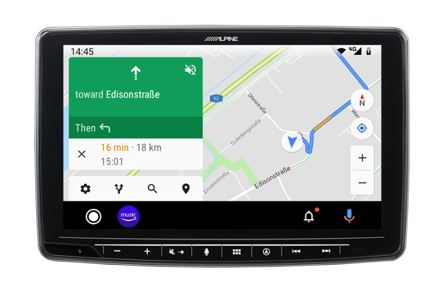 Alpine INE-F904DC 9 Inch motorhome/ truck stereo head unit with Navigation, Carplay, Android ...