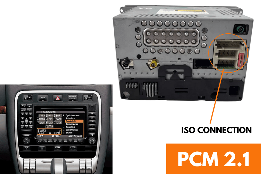 Porsche Cayenne (03-06) Single/ Double DIN car stereo fitting kit ...