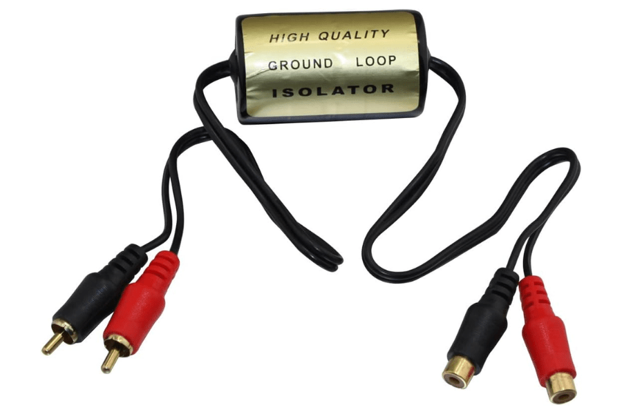 20 Amp RCA Stereo Ground Loop Isolator/ Audio Signal/ Amplifier Noise ...