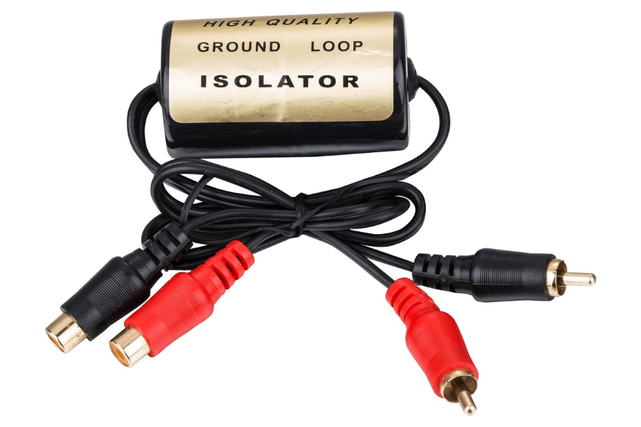 20 Amp RCA Stereo Ground Loop Isolator/ Audio Signal/ Amplifier Noise ...