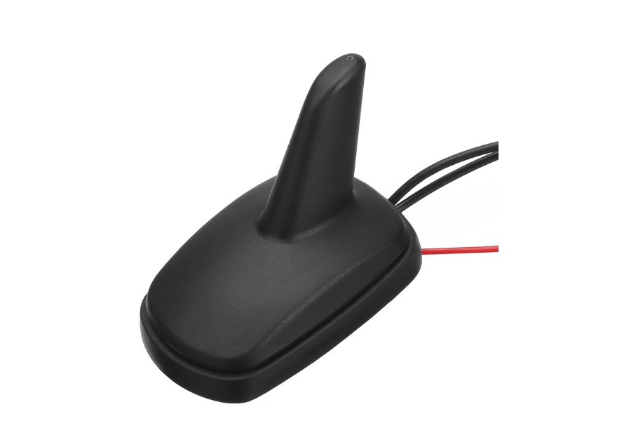 DAB+/ FM and AM vehicle roof mount Shark Fin aerial with 5m cable set ...