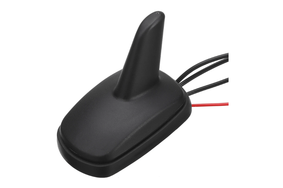 GPS/ DAB+/ FM and AM vehicle roof mount Shark Fin aerial with 5m cable ...