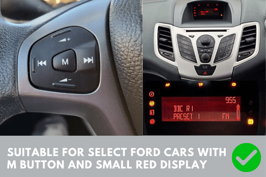 Ford Fiesta resistive programmable steering wheel control interface ...